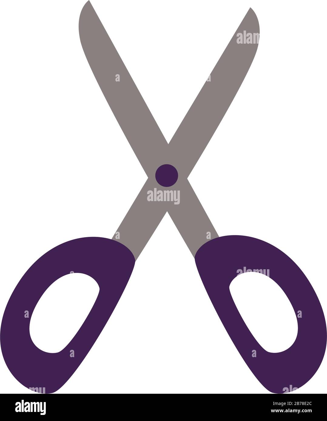 scissors cut flat style icon Stock Vector Image & Art - Alamy