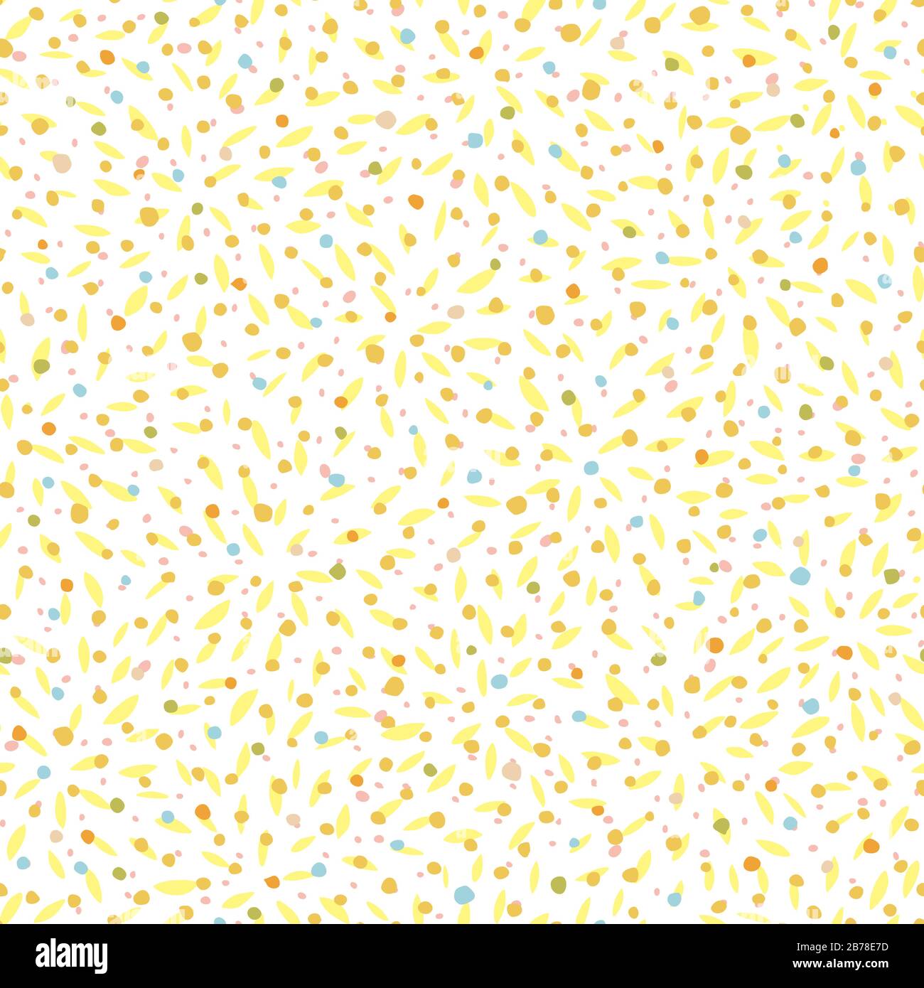 Doodle seamless abstract hand drawn dot pattern with star shape. Hand ...