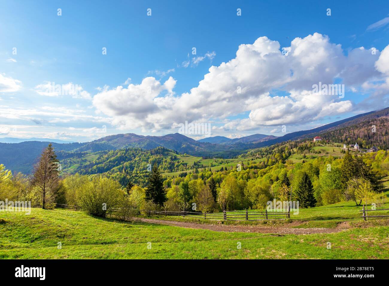 Wonderful Rural Landscape In Mountains Fields And Meadows On Hills wonderful-rural-landscape-in-mountains-fields-and-meadows-on-hills