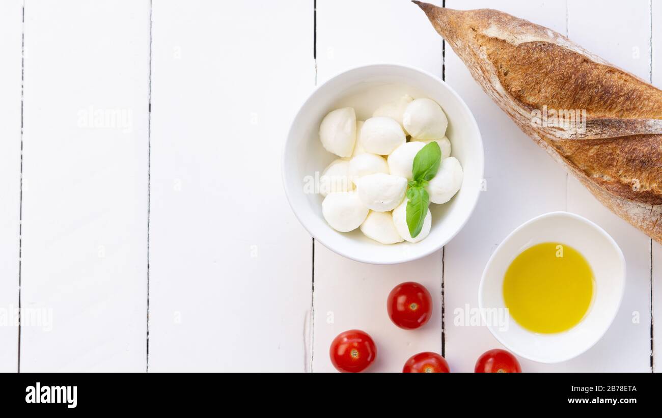 Making caprese salad.Concept: healthy eating, restaurant dish Stock ...