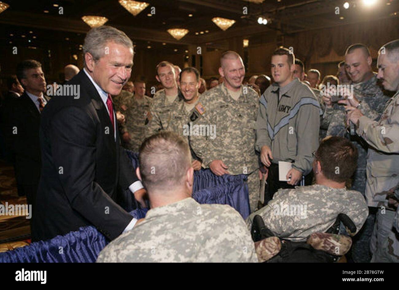 George W. Bush discusses War on Terror Stock Photo - Alamy