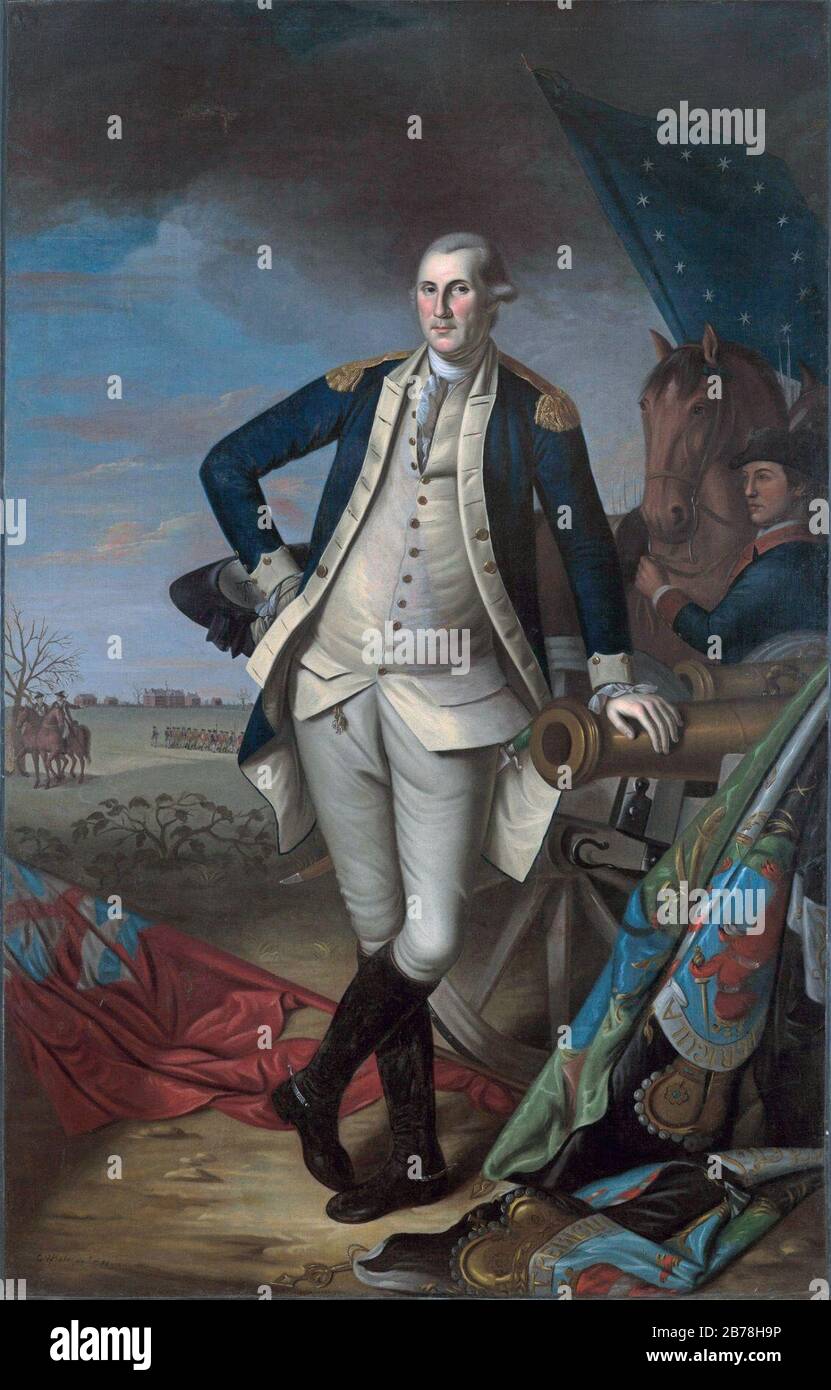 George washington battle of princeton hi-res stock photography and ...