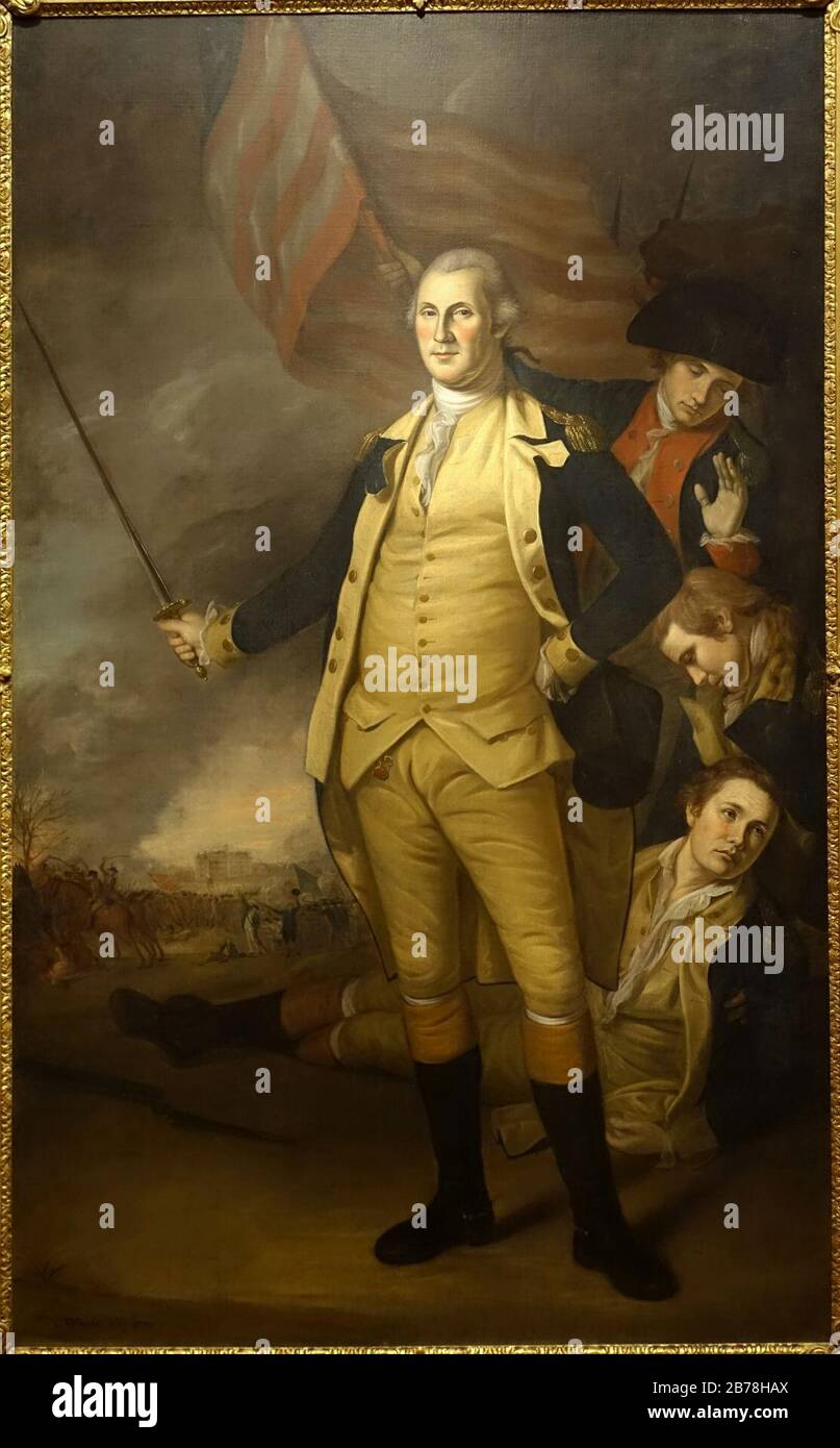 George washington battle of princeton hi-res stock photography and ...