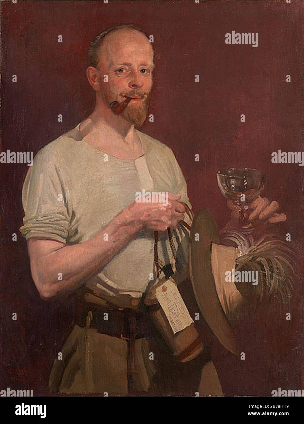 George Washington Lambert Self-portrait Stock Photo - Alamy