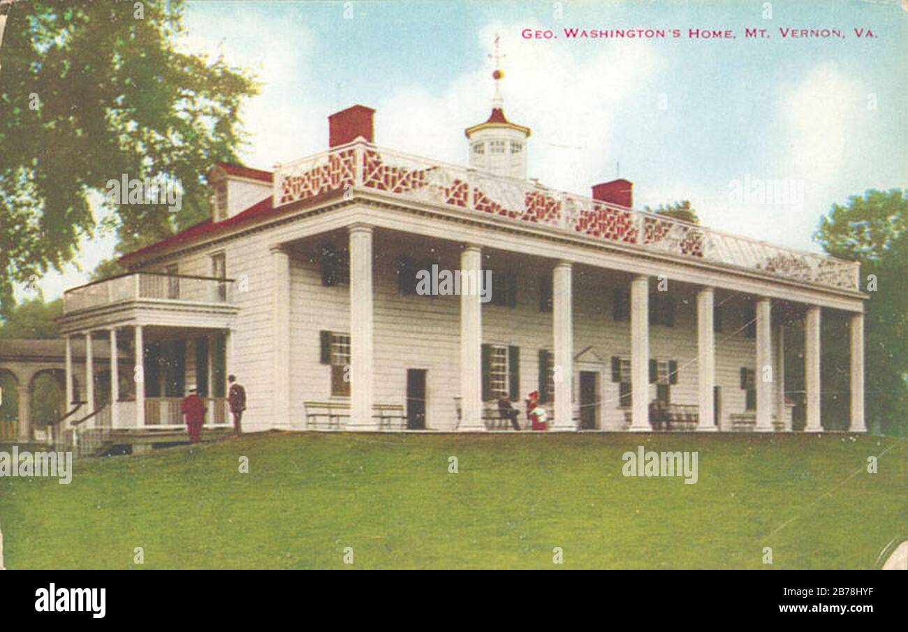 George washingtons home hi-res stock photography and images - Alamy
