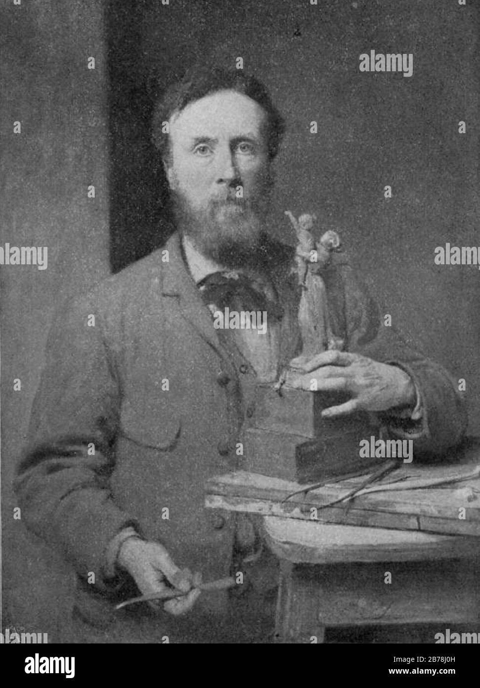 George William Joy - Portrait of my brother, Albert Bruce Joy Stock ...