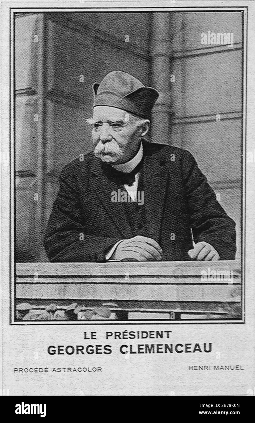 Georges clémenceau Black and White Stock Photos & Images - Alamy