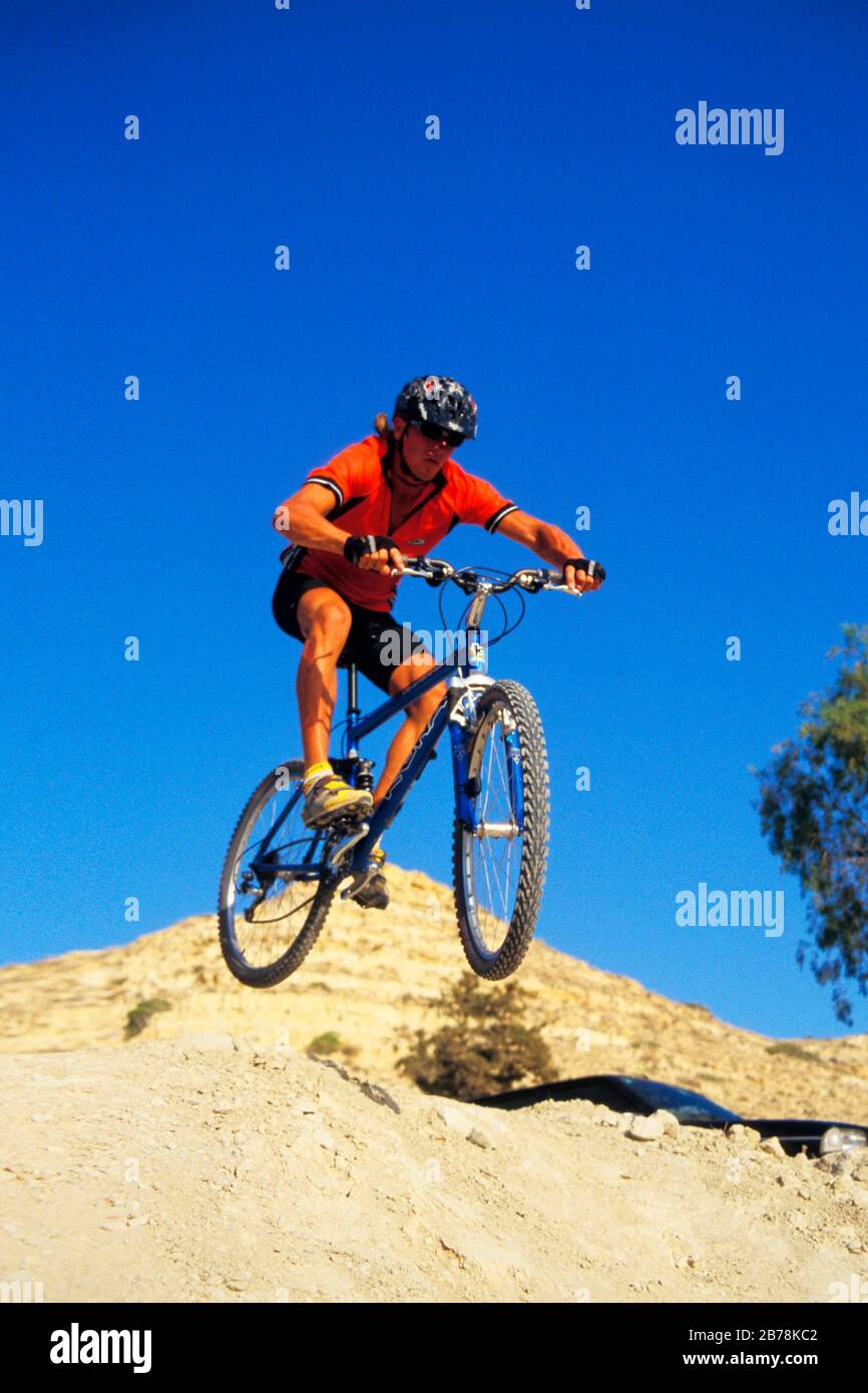 Mountainbiker in Action Stock Photo - Alamy