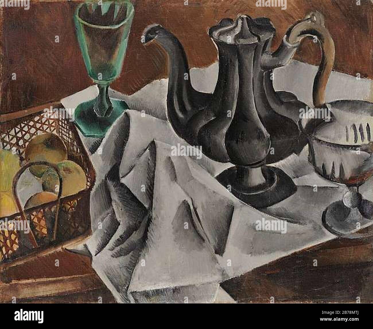 Georges Kars Zátiší se zelenou sklenicí 1914 Stock Photo - Alamy