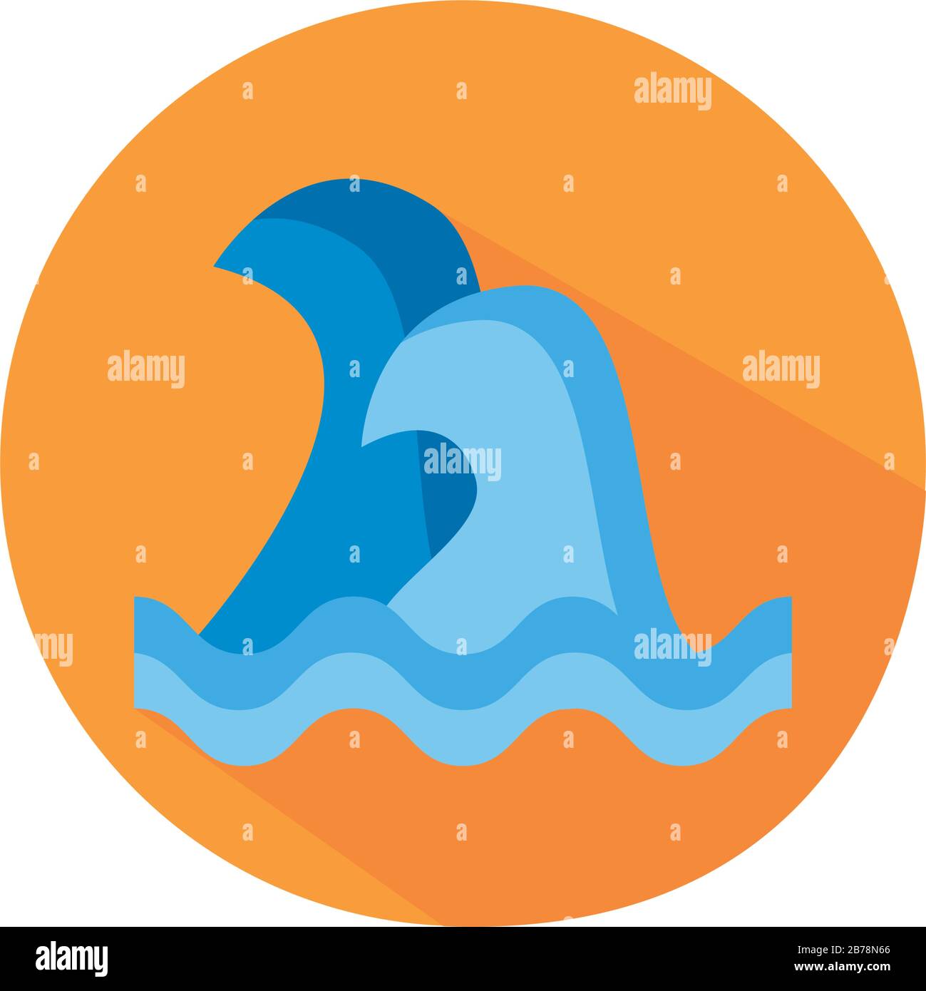 sea wave water block style Stock Vector Image & Art - Alamy