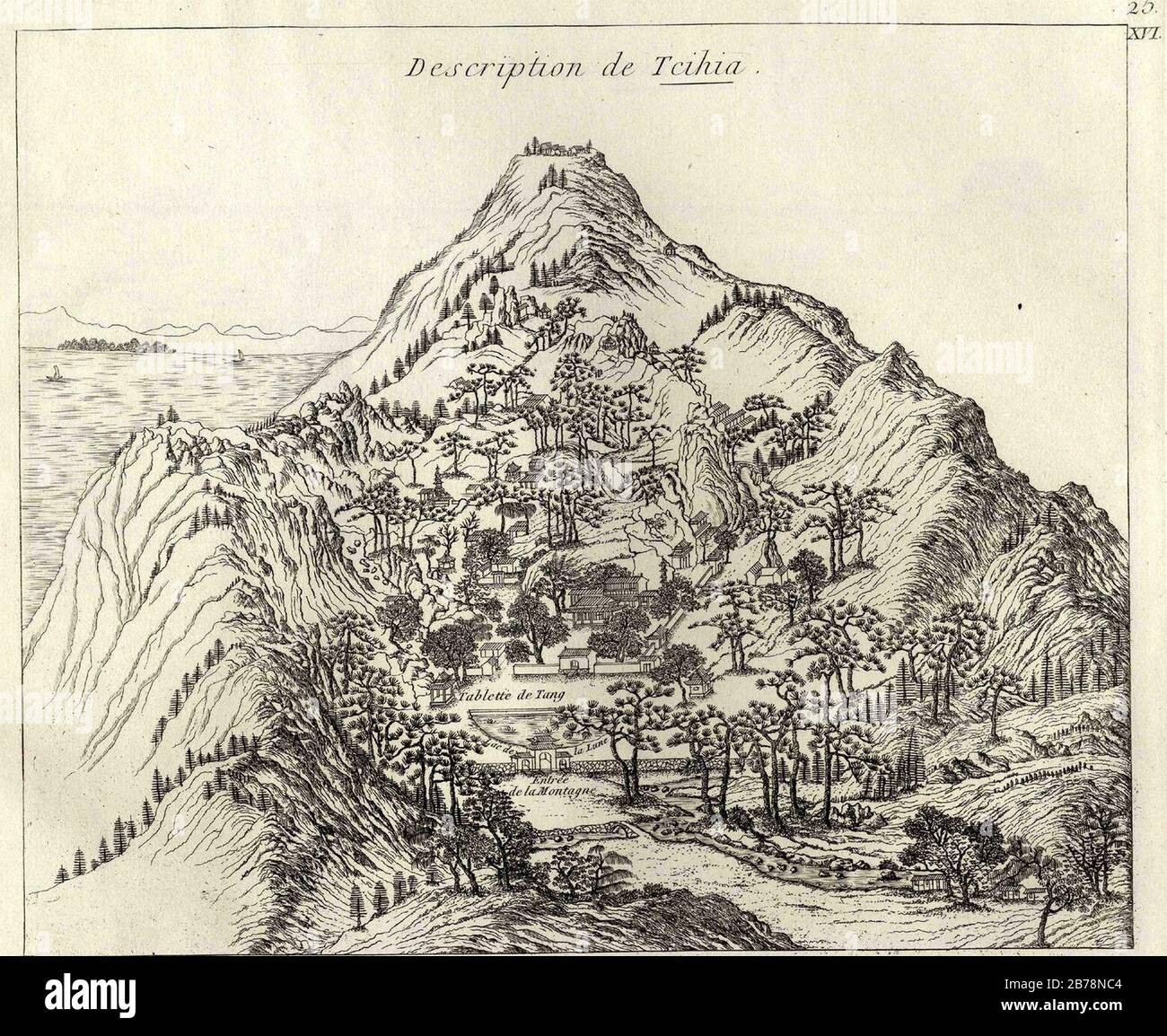 Georges Louis Le Rouge Jardins anglo-chinois G 0427 III Tcihia Stock ...