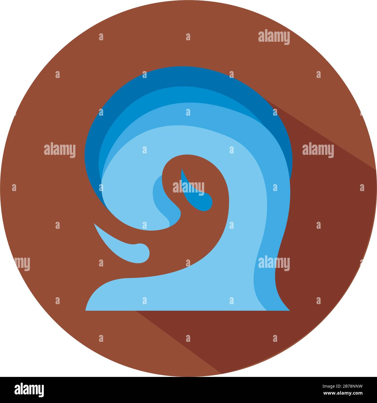 sea wave water block style Stock Vector Image & Art - Alamy