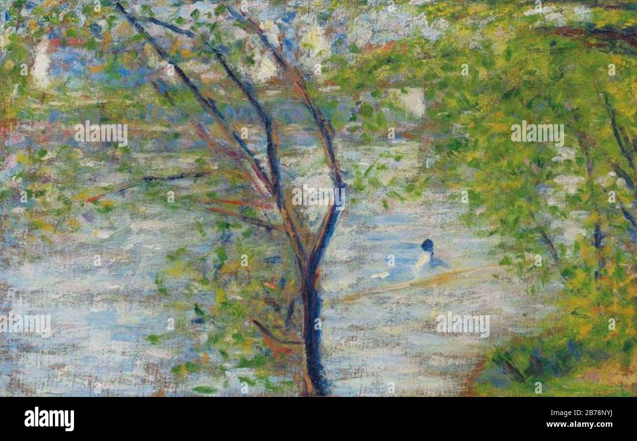 Georges Seurat - Une Périssoire PC 175 Stock Photo - Alamy