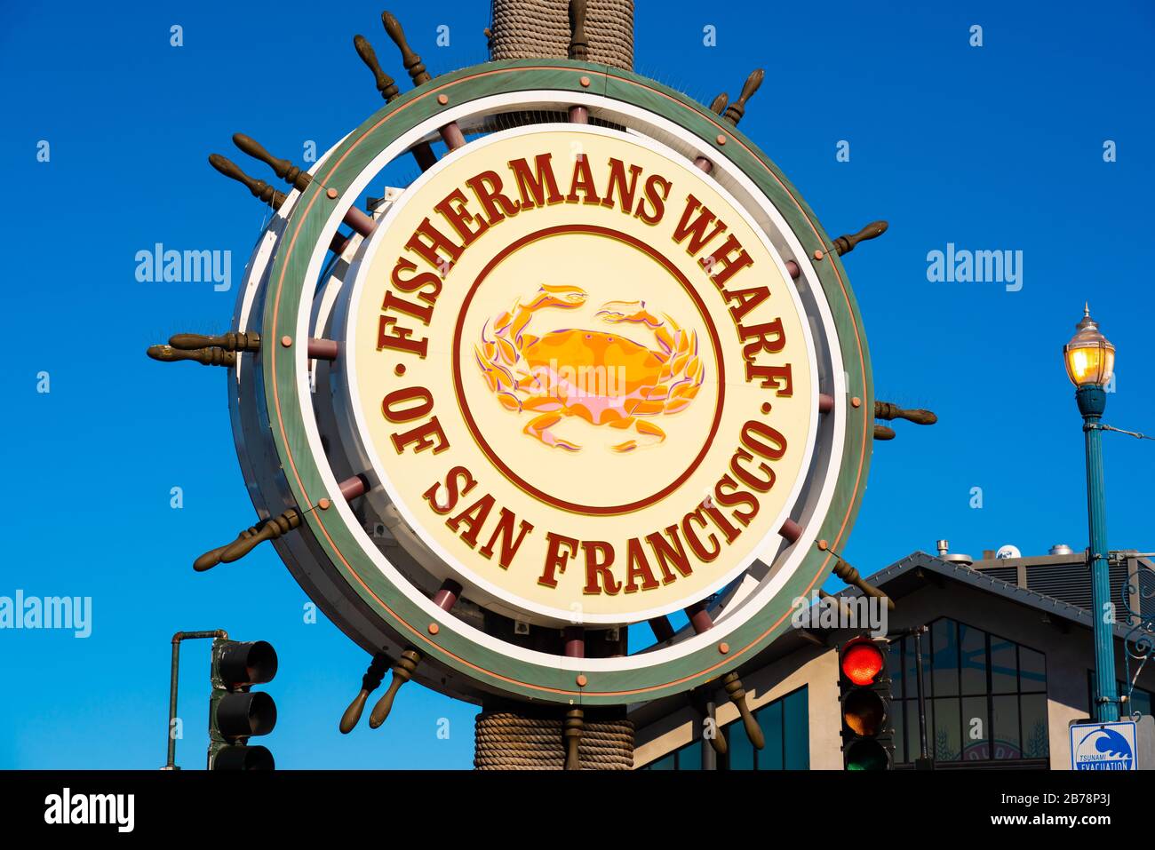 A View of Fisherman’s Wharf Sign Stock Photo - Alamy