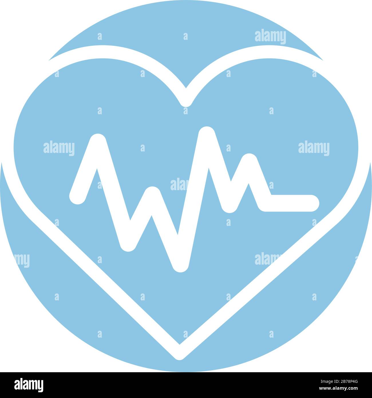medical heart cardiology pulse block icon Stock Vector Image & Art - Alamy
