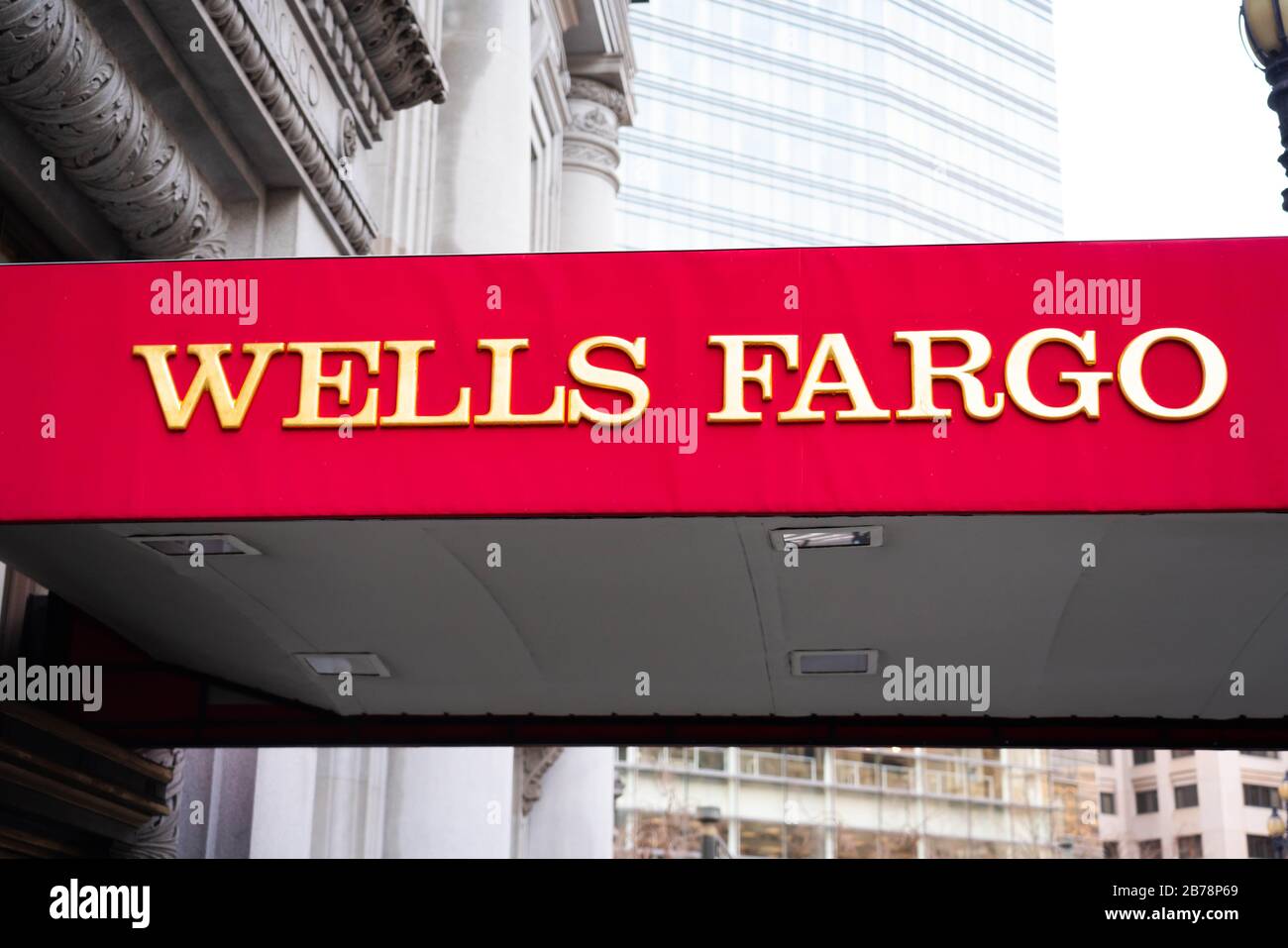 Wells fargo brand and logo hi-res stock photography and images - Alamy