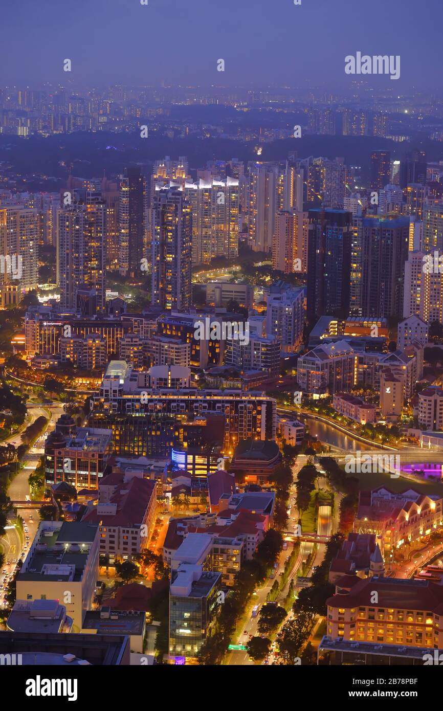 New photo of singapore skyline hi-res stock photography and images - Alamy