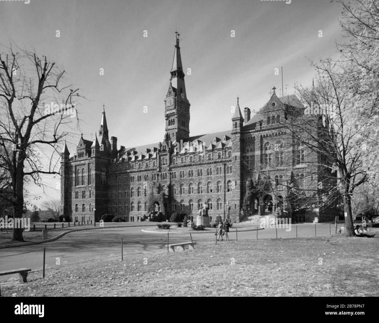 Georgetown University, Healy Building Stock Photo - Alamy