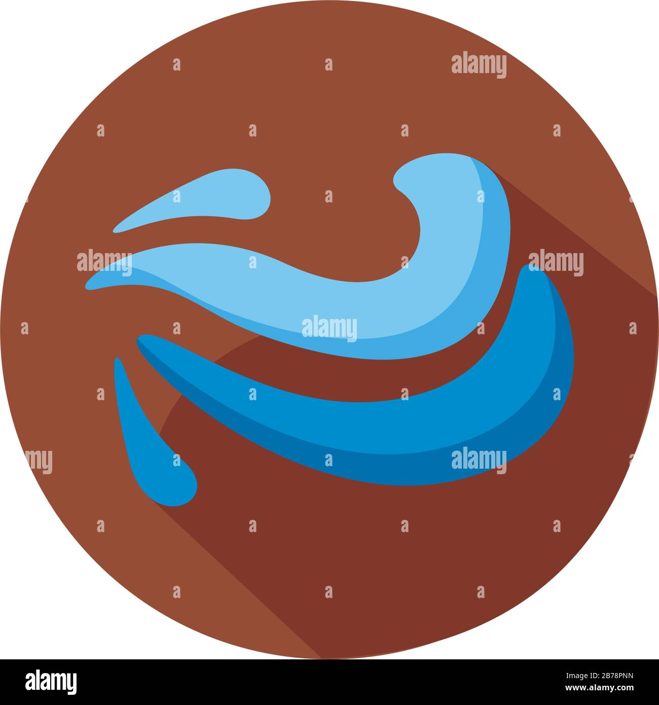 sea wave water block style Stock Vector Image & Art - Alamy