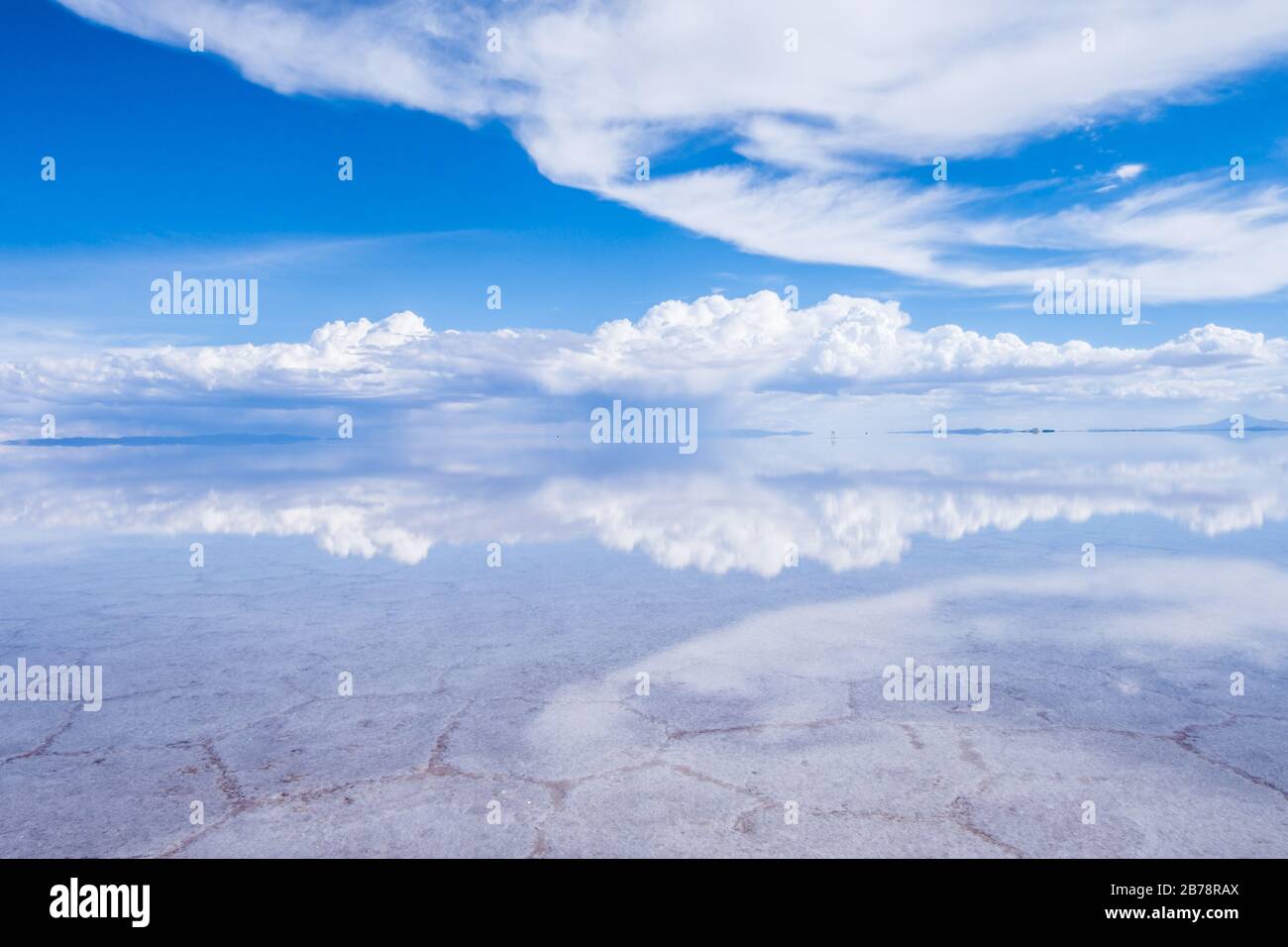 Beautiful view with sky reflection Stock Photo - Alamy