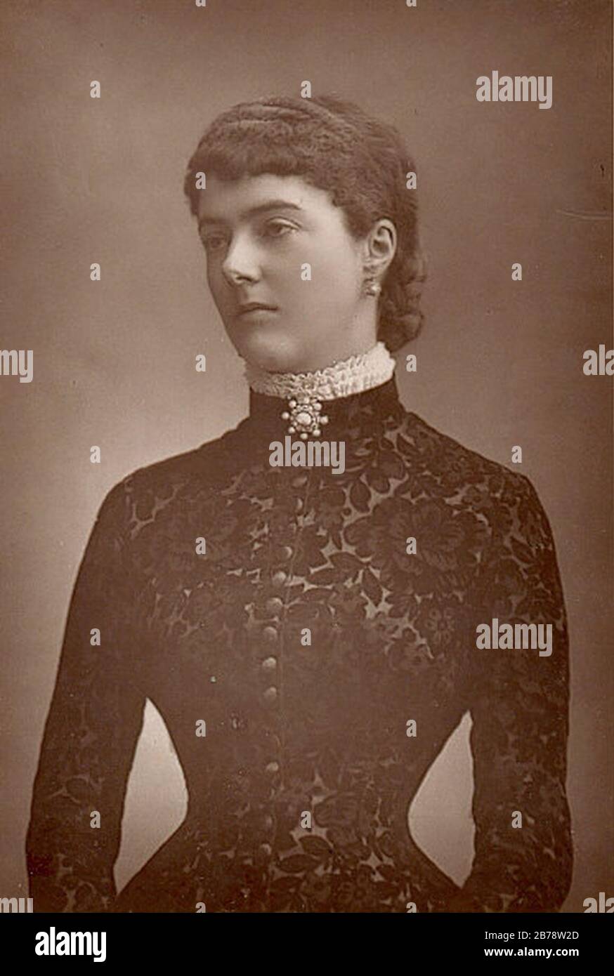 Georgina Countess of Dudley Stock Photo - Alamy