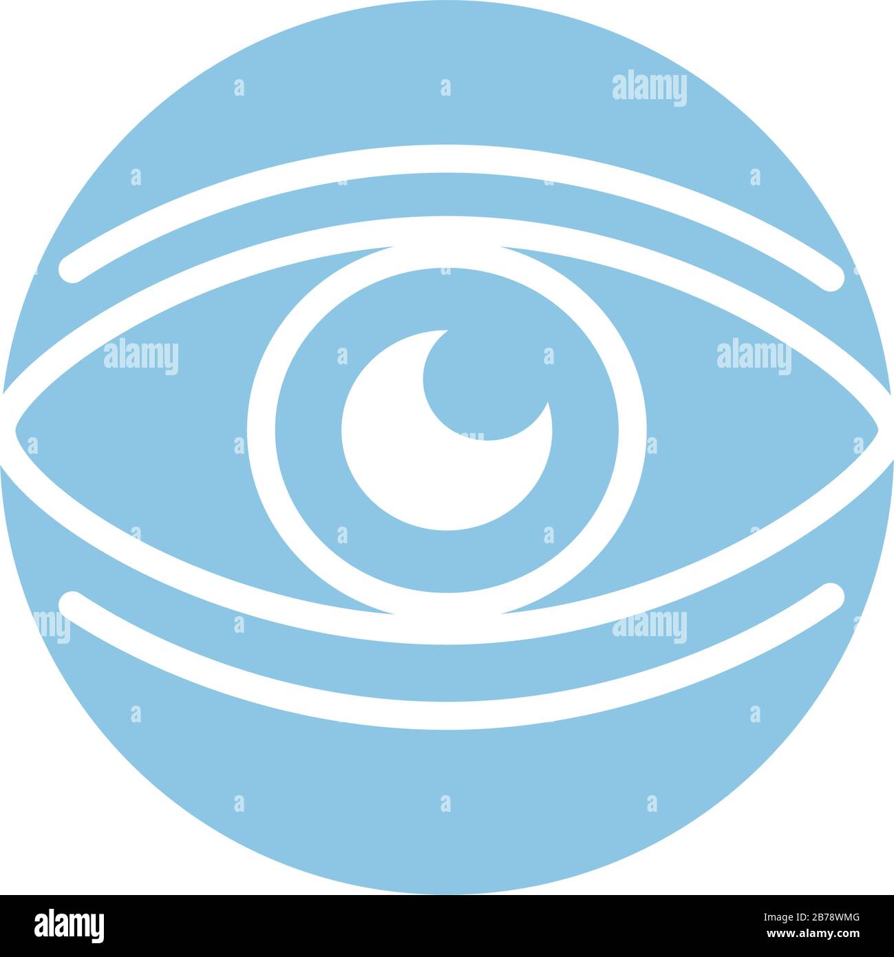 eye human organ block style icon Stock Vector Image & Art - Alamy