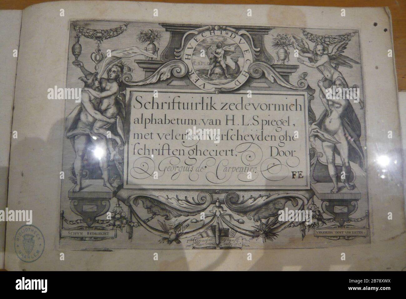 Georgius de Carpentier - Schriftuirlik zedevormich alphabetum van H.L ...