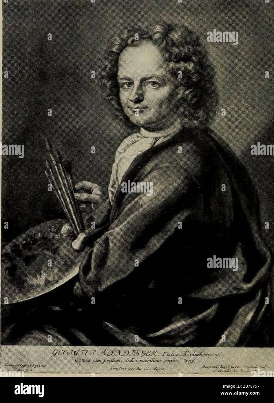 Georgus Blendinger artist Stock Photo - Alamy
