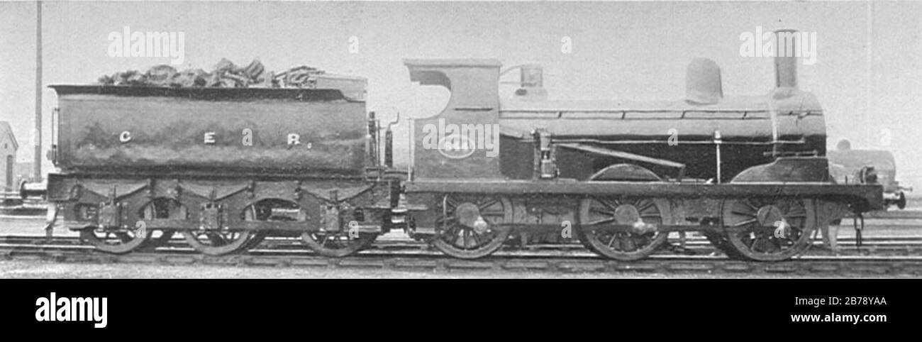 GER 0-6-0 Y14 locomotive, 644 (Howden, Boys' Book of Locomotives, 1907 ...