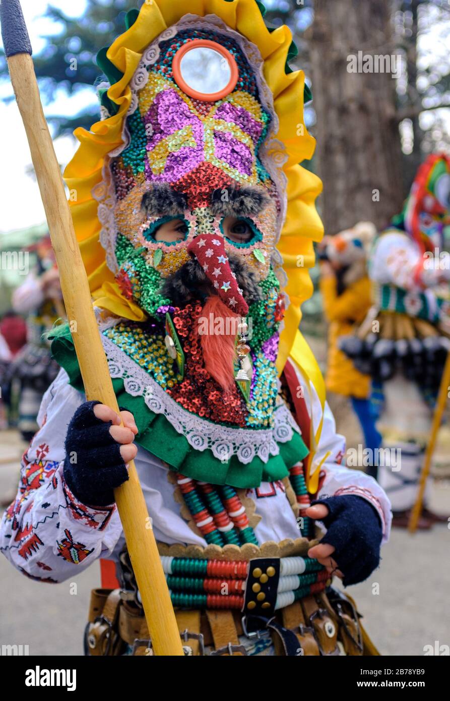 Costumes of the kukeri hi-res stock photography and images - Alamy
