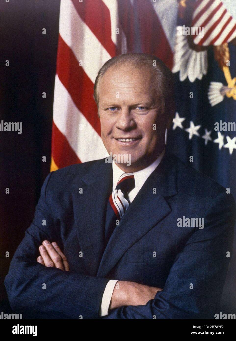 Gerald Ford presidential portrait Stock Photo - Alamy