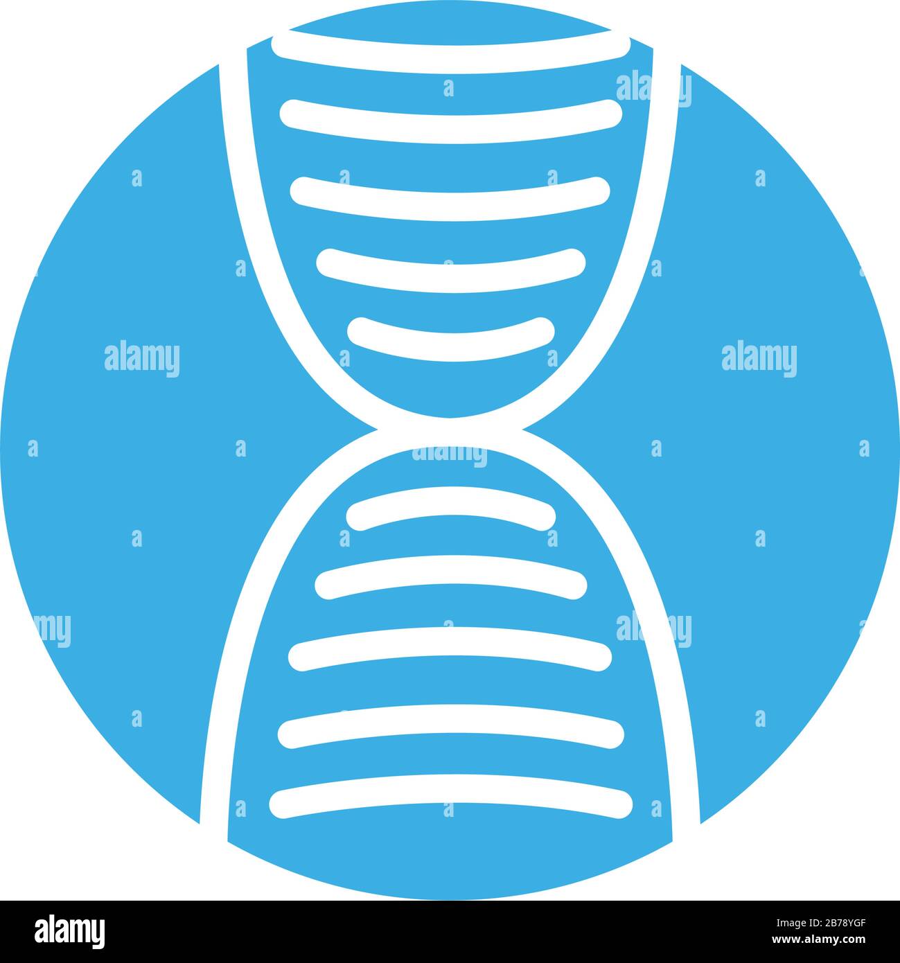 dna medical symbol block icon Stock Vector Image & Art - Alamy
