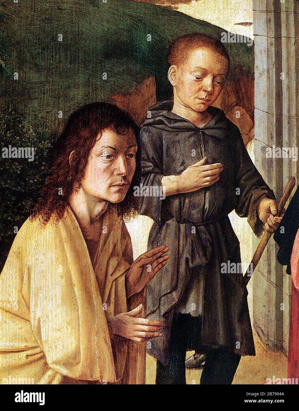 Gerard David - The Nativity (detail Stock Photo - Alamy