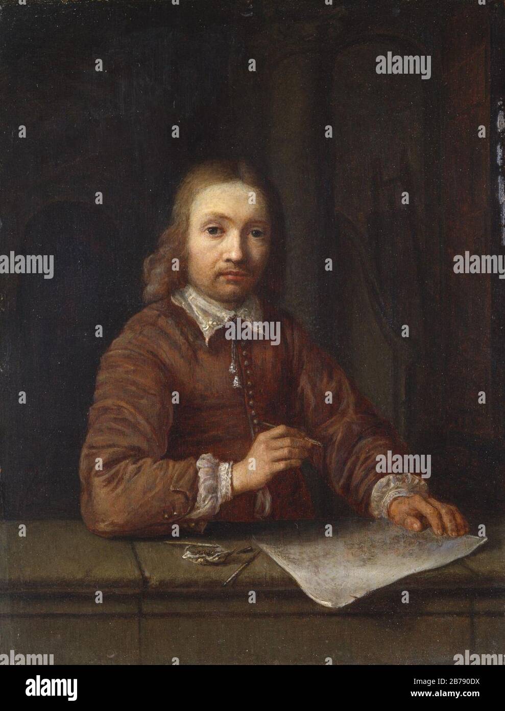 Gerard dou, self portrait hi-res stock photography and images - Alamy