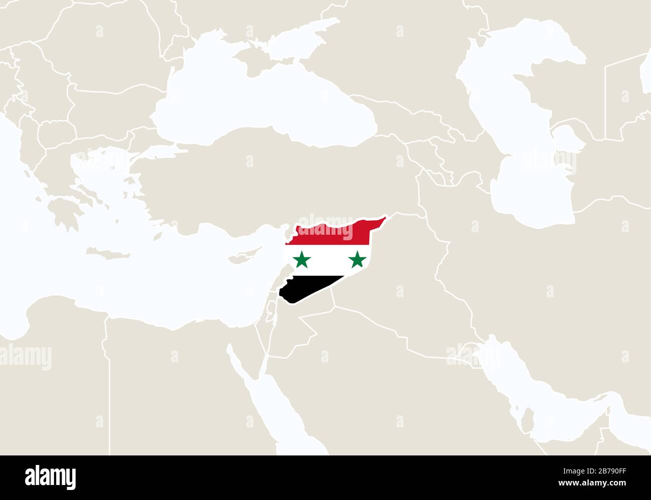 Syria Map High Resolution Stock Photography and Images - Alamy