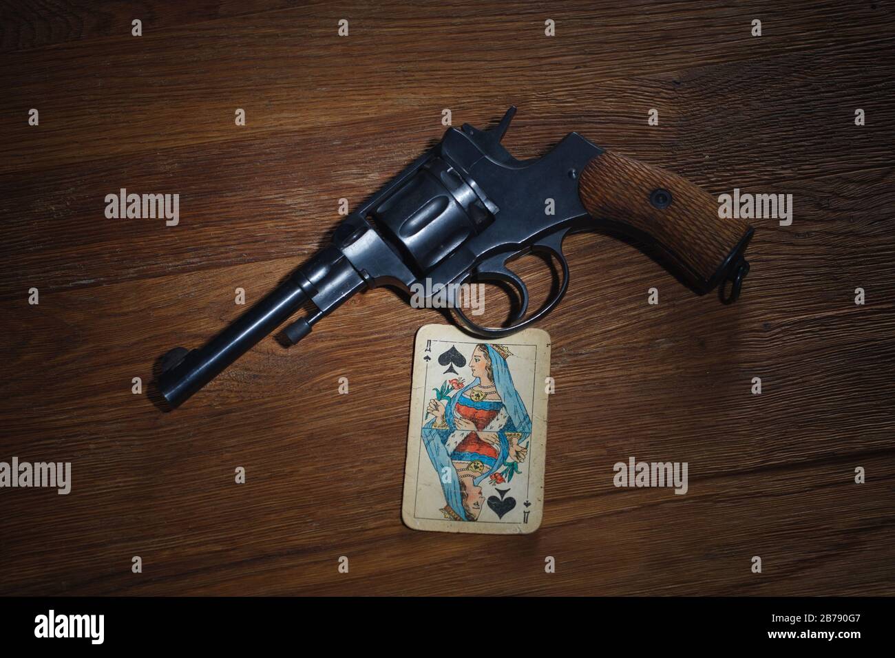 5 july 2019 - russian roulette - Queen of Spades plaing card and ...
