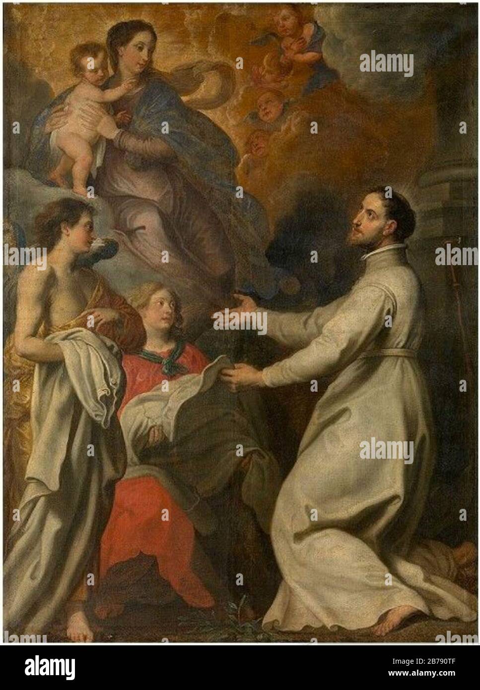 Gerard Seghers - St Norbert Receives the Garment of his Order Stock ...