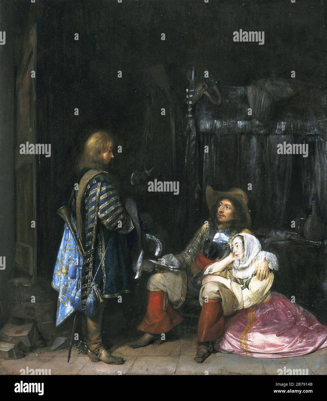 Gerard ter Borch (II) 020 Stock Photo - Alamy