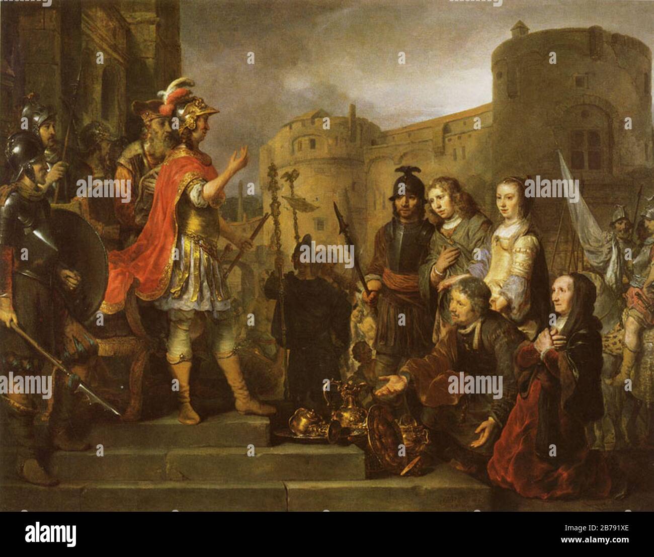 Gerbrand van den Eeckhout - The Magnanimity of Scipio Stock Photo - Alamy