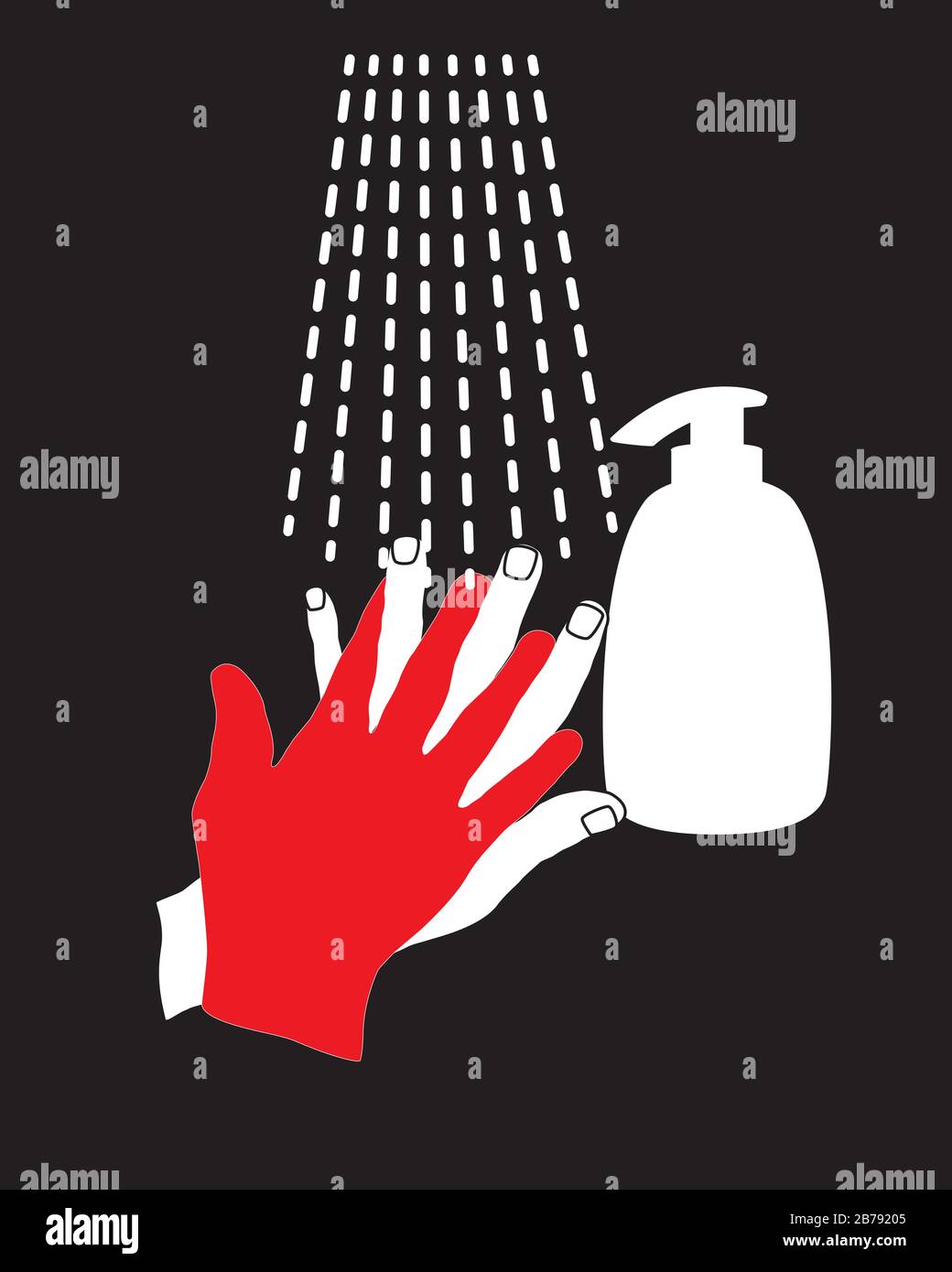 Health and safety hygiene Stock Vector Images - Alamy