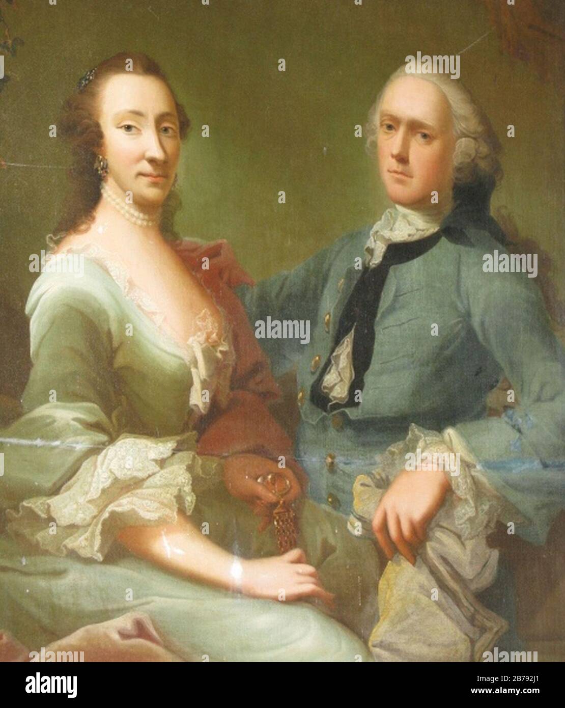 Gerhard Hansen de Lichtenberg and Bodil Hofgaard Stock Photo - Alamy