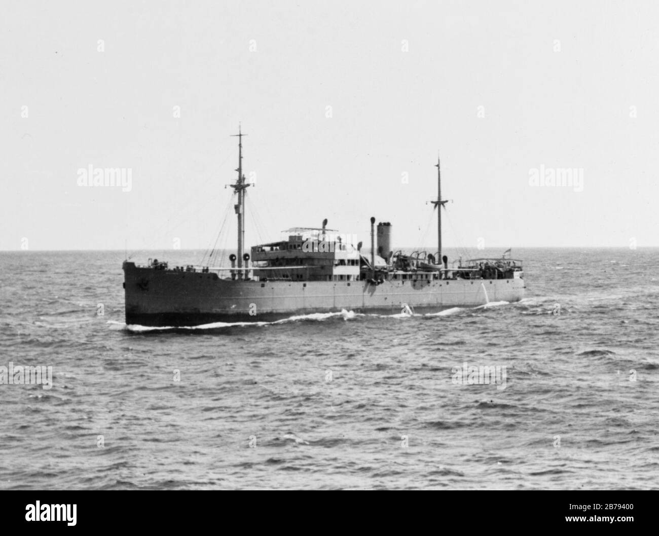 German blockade runner Odenwald underway, in November 1941 (NH 123749 ...