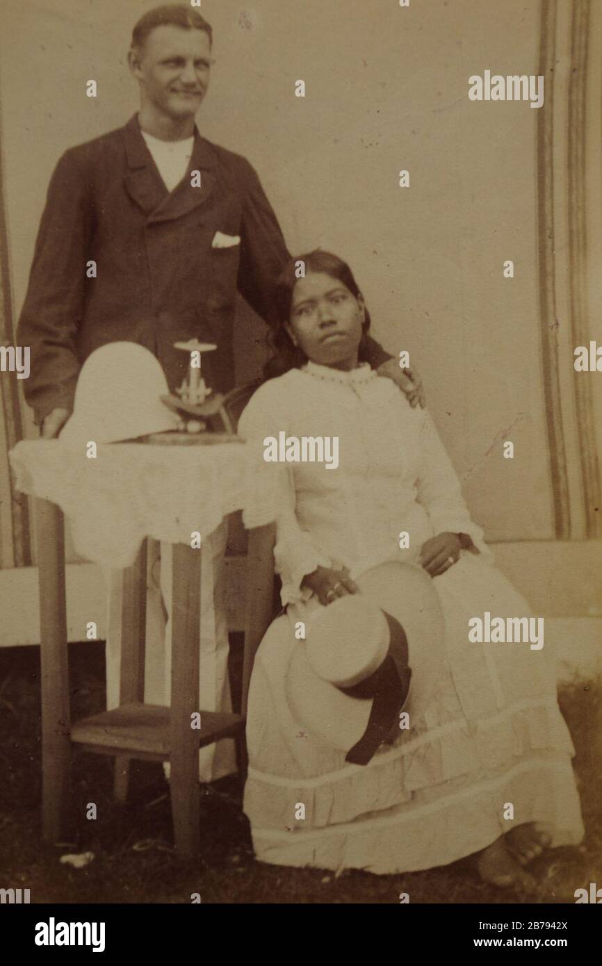 German colonial album 1880s Stock Photo - Alamy