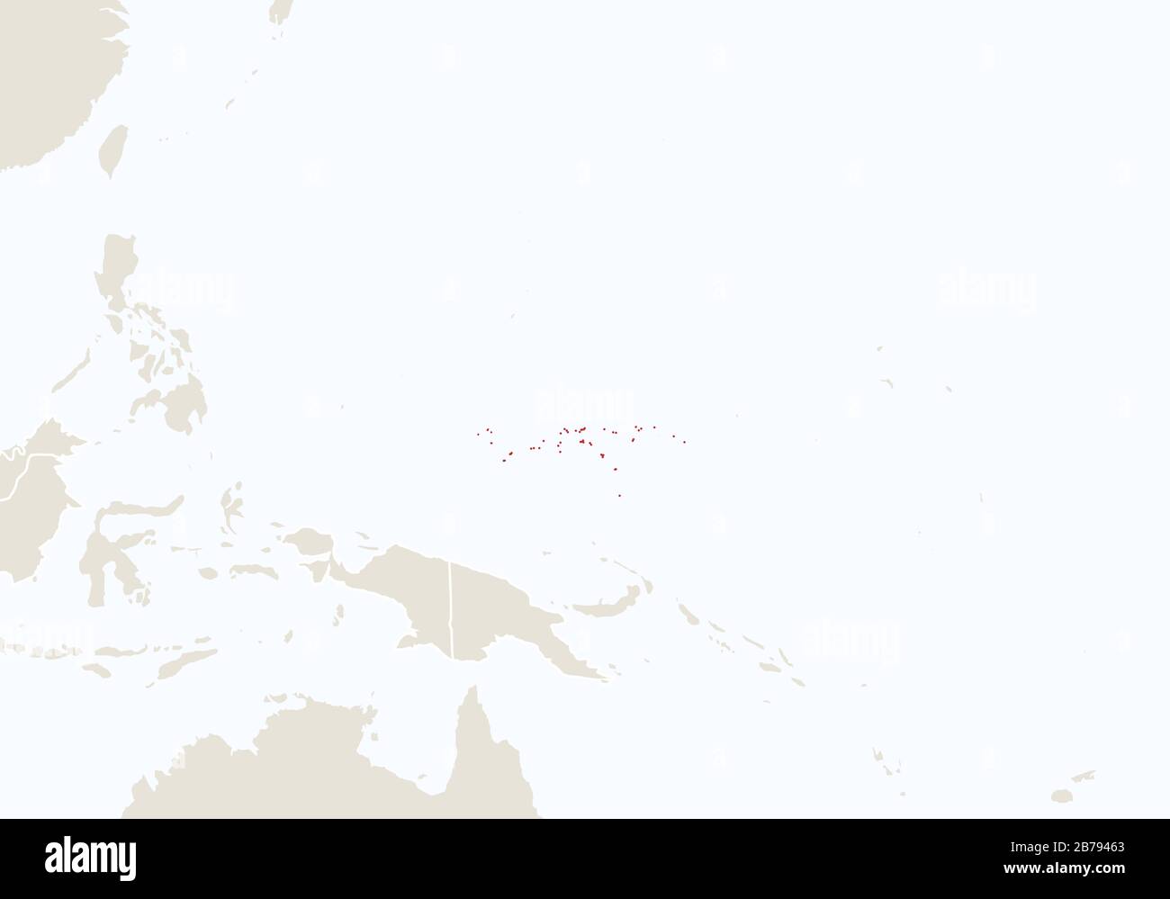 Micronesia map hi-res stock photography and images - Alamy