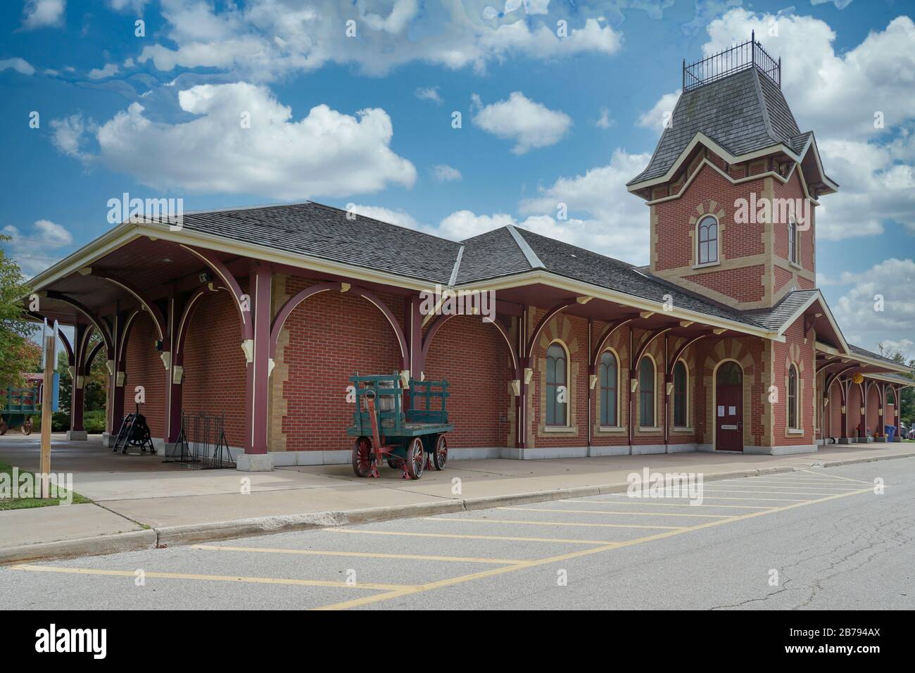 Museum of Downtown Collingwood in the summer, Ontario, Canada, North ...