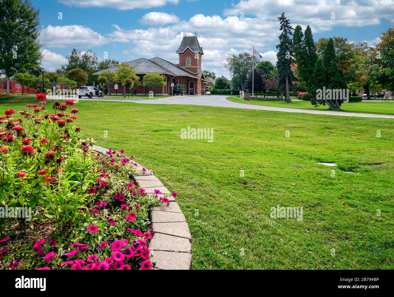 Museum of Downtown Collingwood in the summer, Ontario, Canada, North ...