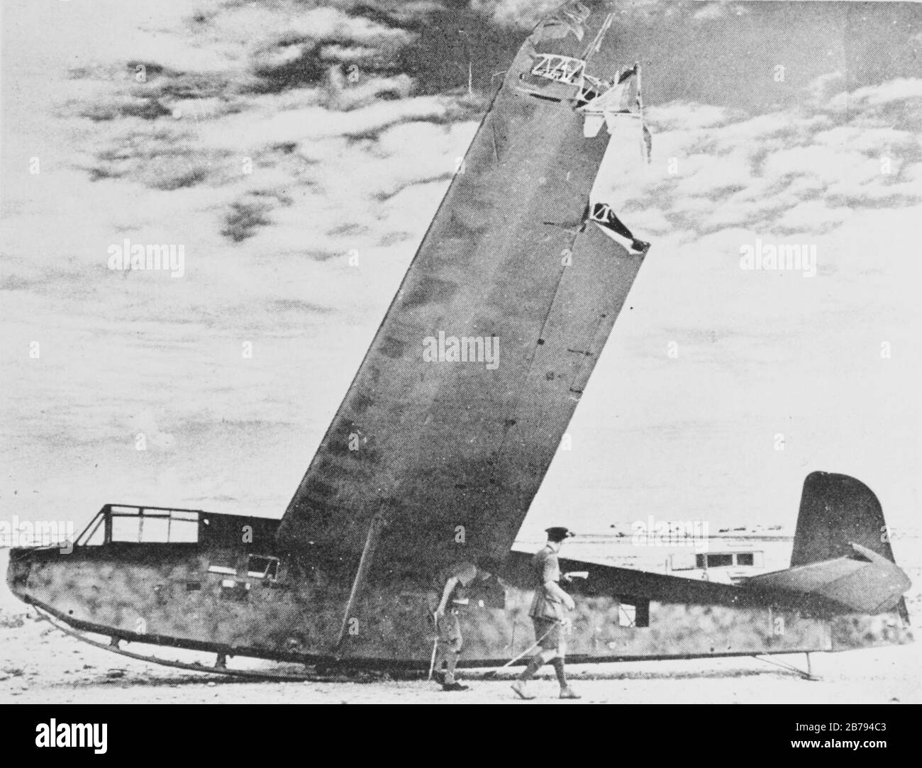 German DFS 230 glider captured in North Africa in 1942 Stock Photo - Alamy