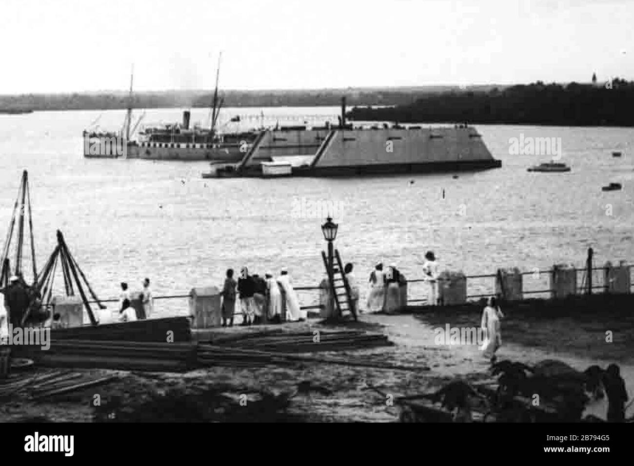 German floating dock in the harbour of Dar es Salaam Stock Photo - Alamy