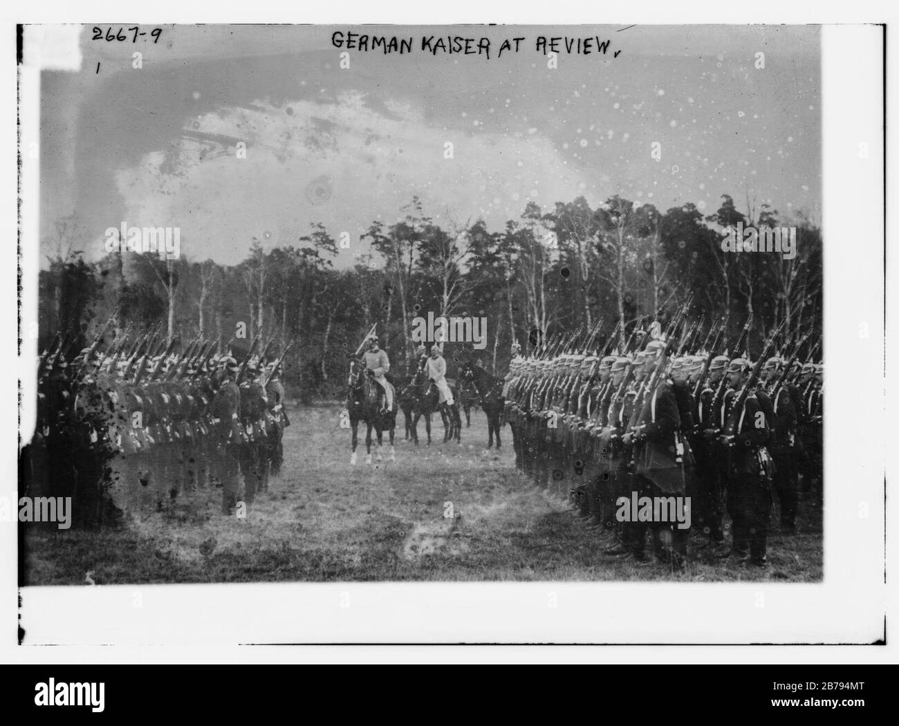German Kaiser at review Stock Photo - Alamy