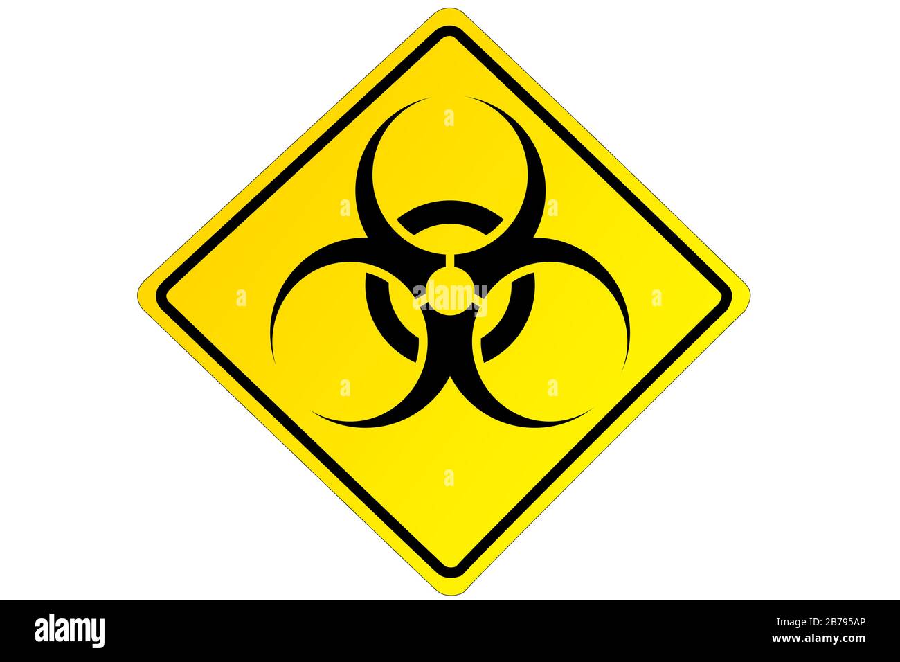 Yellow diamond shape sign hi-res stock photography and images - Alamy